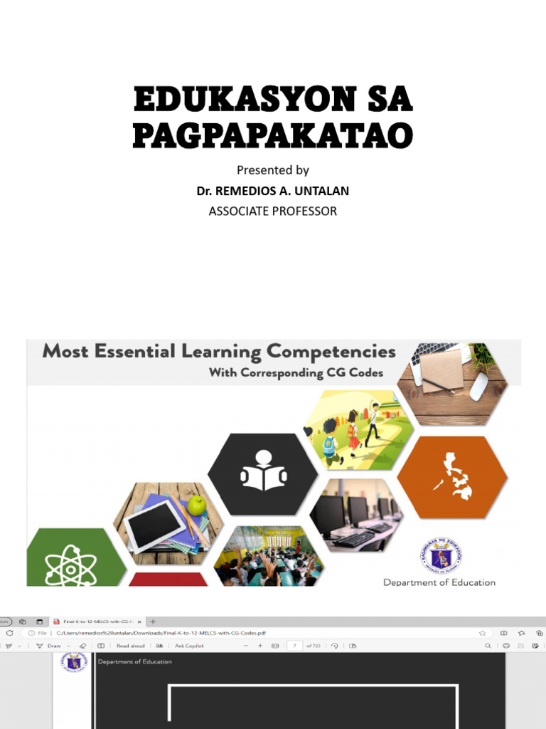 Melcs Esp Health Science | PDF