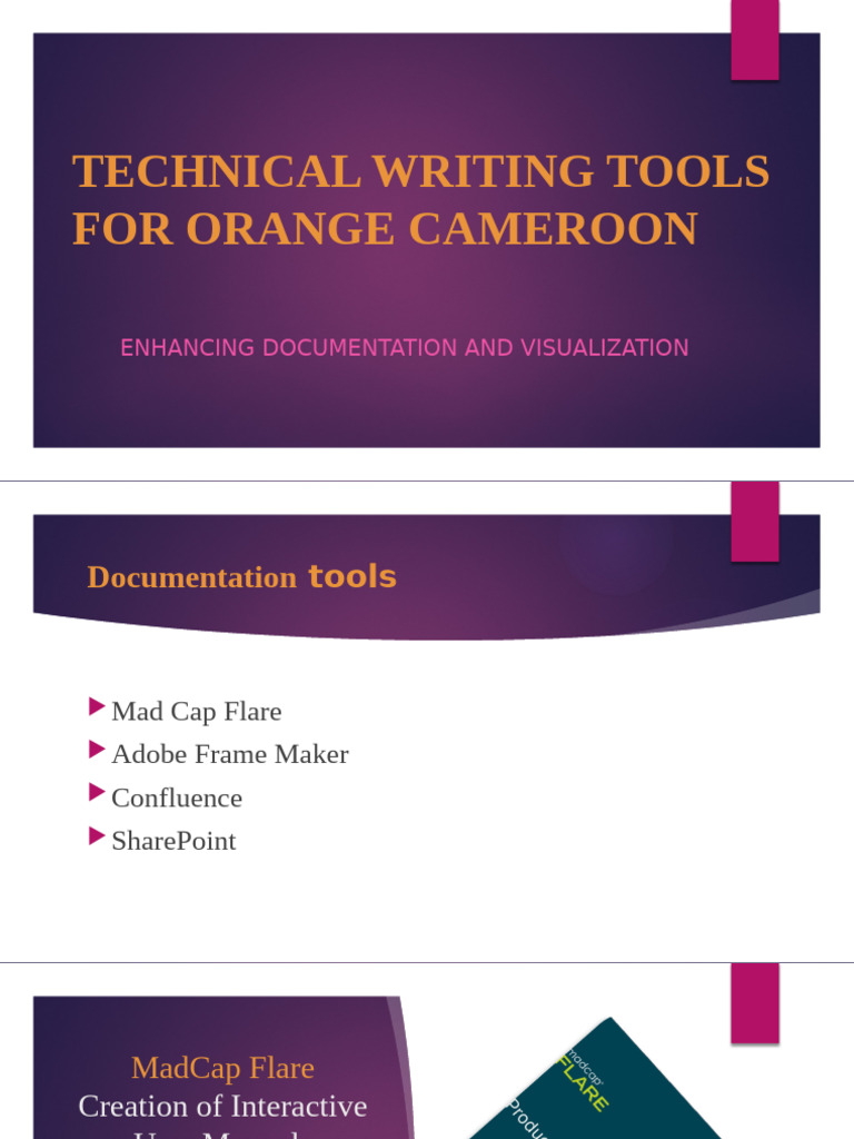 TECHNICAL WRITING TOOLS FOR ORANGE CAMEROON | PDF