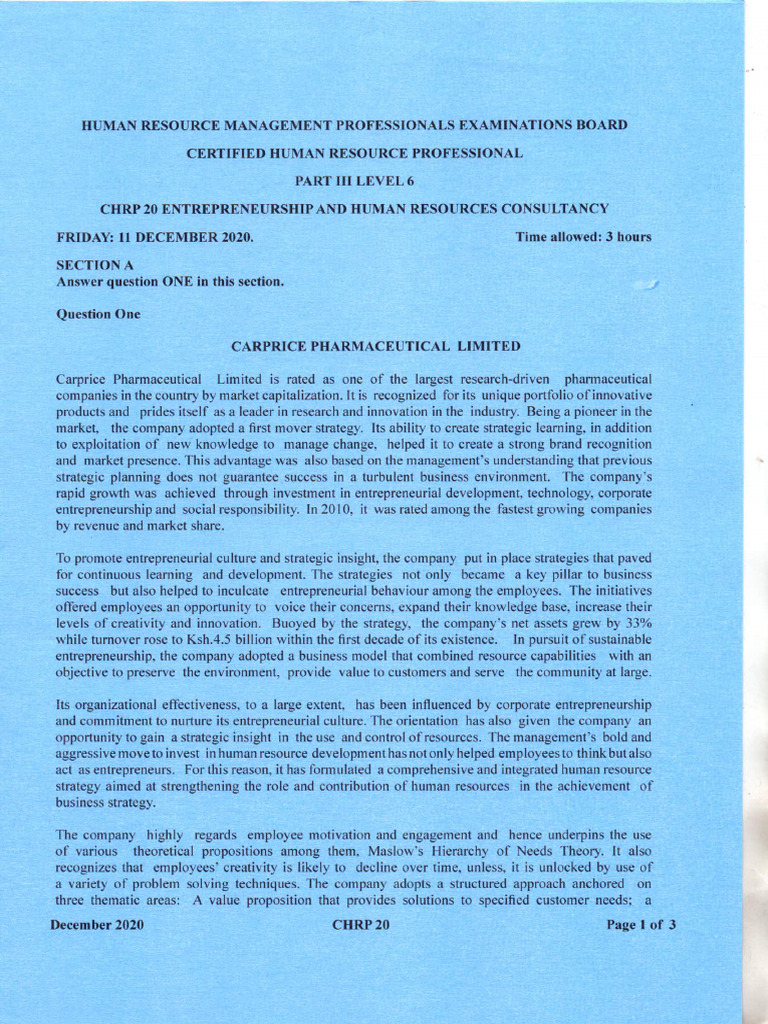 Chrp 020 - Dec. 2020 | PDF