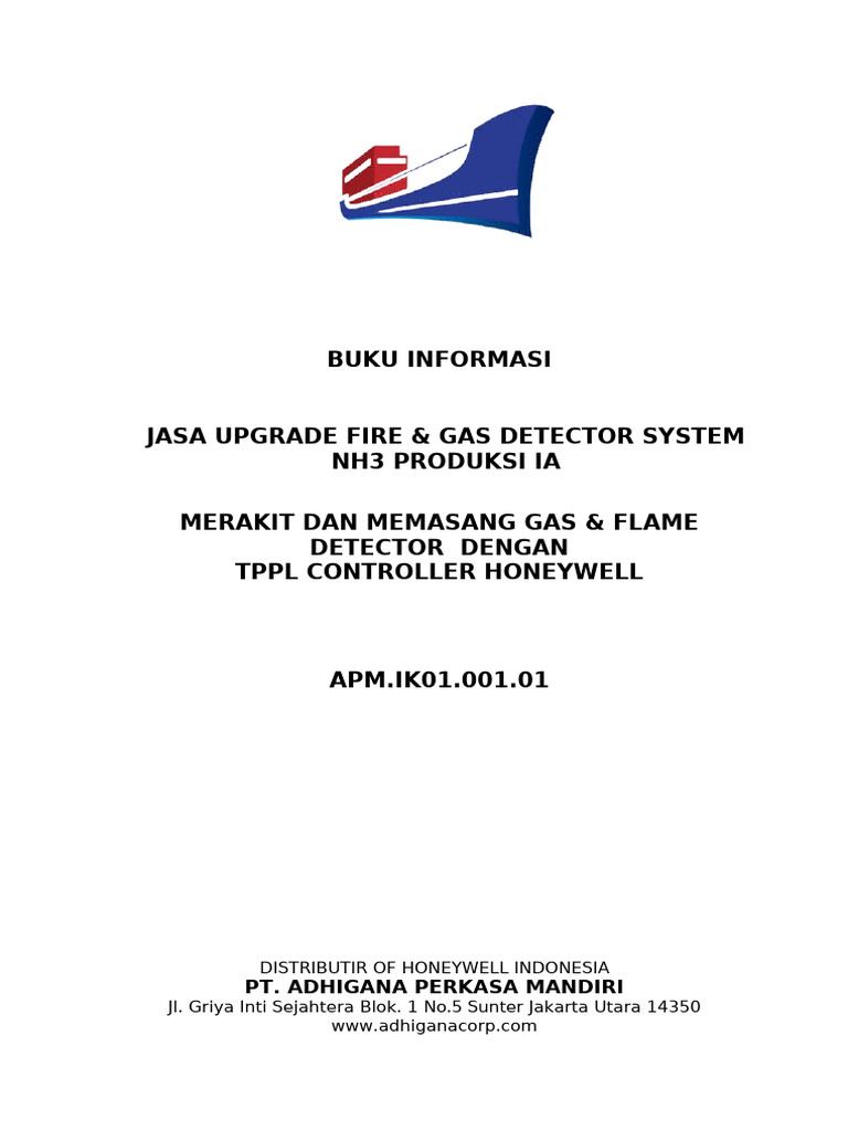 Prosedur Instalasi Fgds Pt. Petrokimia Gresik | PDF
