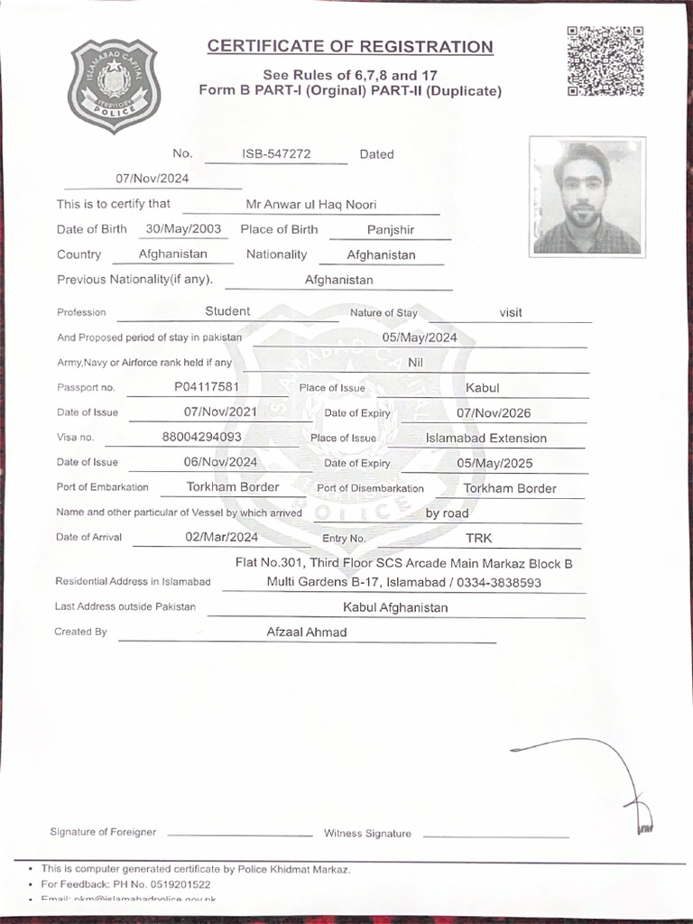 Certificate of Registration | PDF