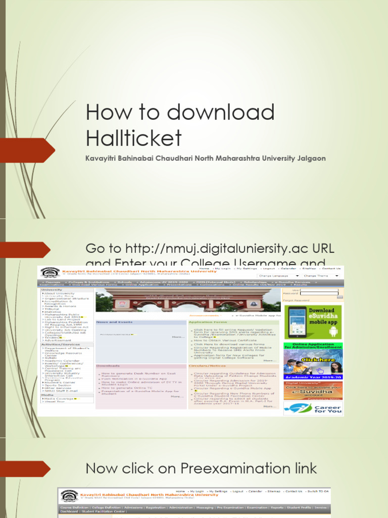 Download Hallticket | PDF