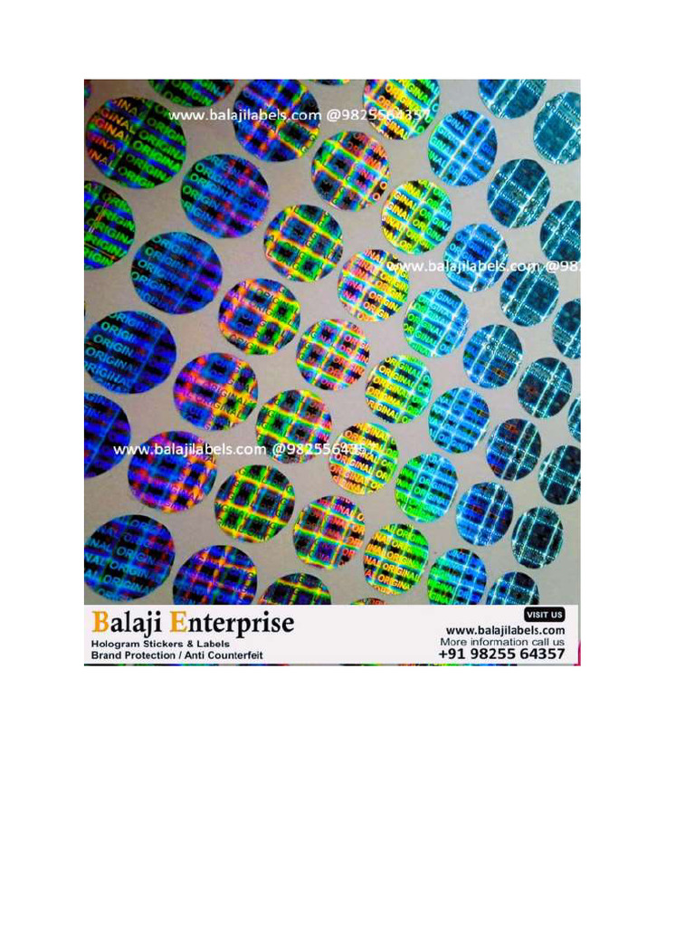 Hologram Stickers | PDF