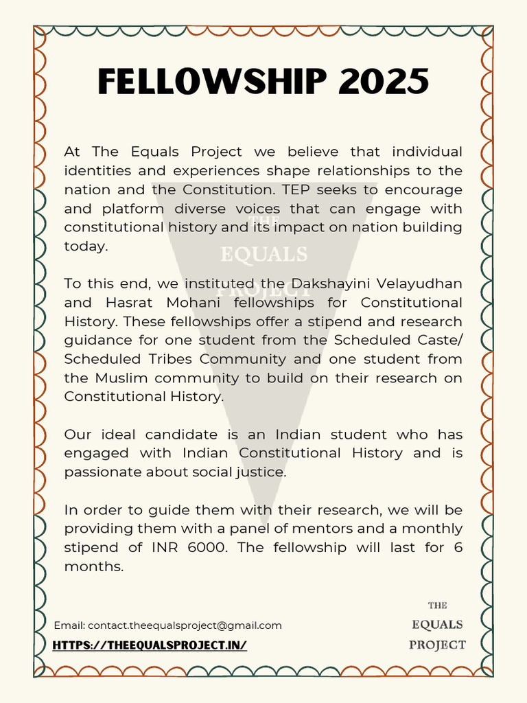 Fellowships 2025 - 20241205 - 203354 - 0000 | PDF | Caste
