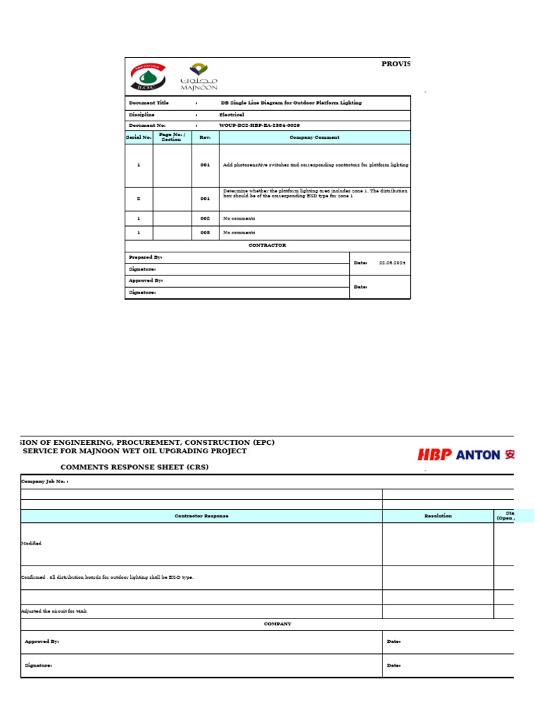 CRS_WOUP-DS2-HBP-EA-2384-0029_003 DB Single Line Diagram for Outdoor Platform Lighting | PDF ...