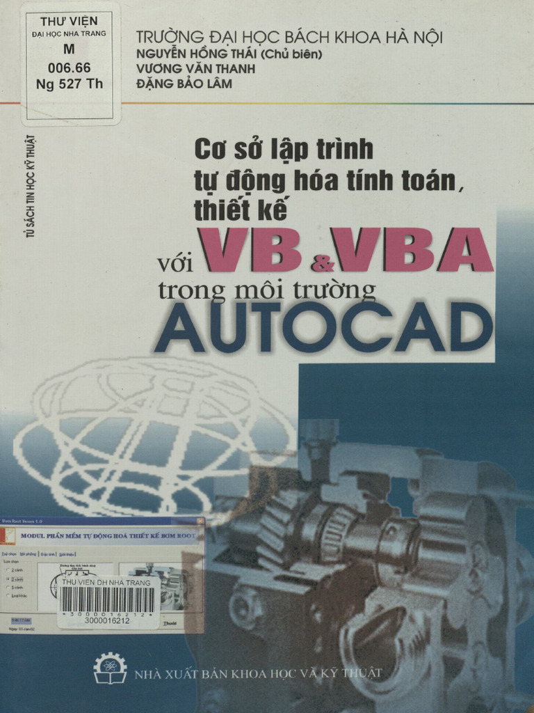 Autocad - Cơ Sở Lập Trình Tự Động Hóa VB,VBA | PDF