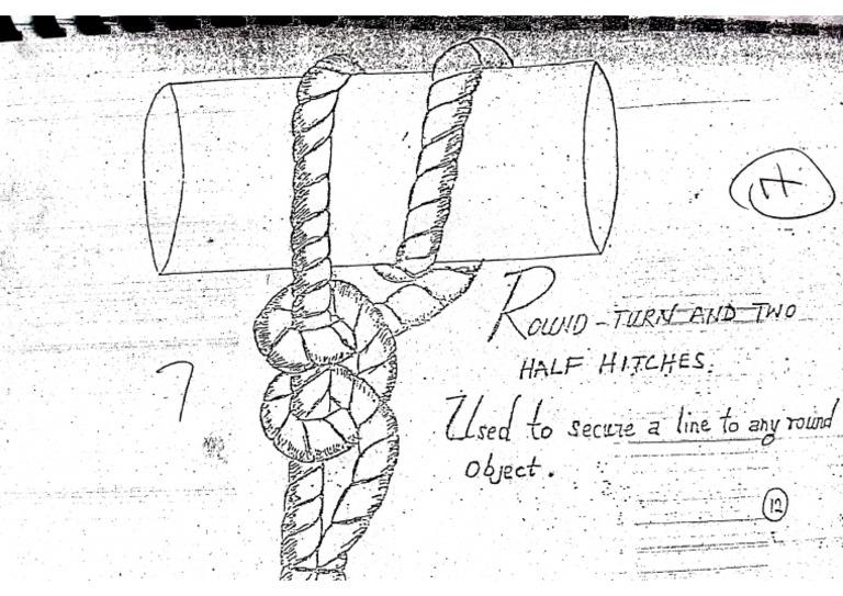 Round Turn and Two Half Hitch | PDF