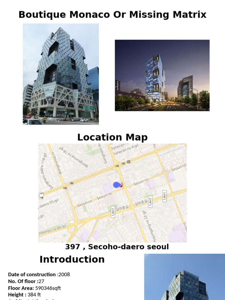 Boutique Monaco or Missing Matrix | PDF | Building Insulation | Building