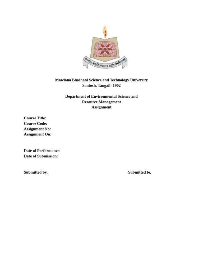 Assignment Cover | PDF