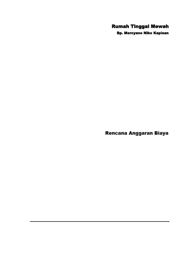 05. RAB Pintu Jati | PDF