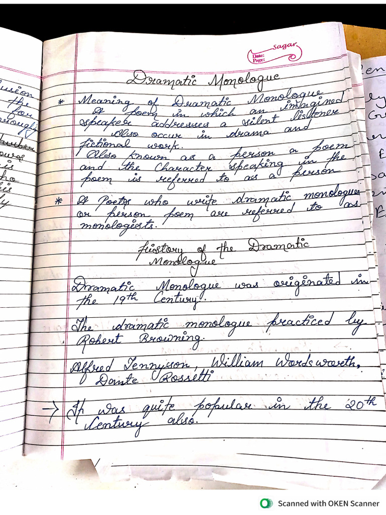 Notes On Dramatic Monologue | PDF