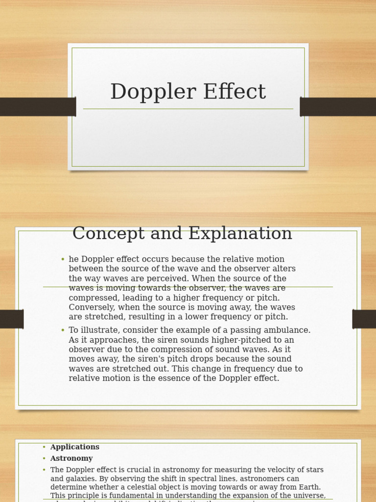 Doppler Effect | PDF