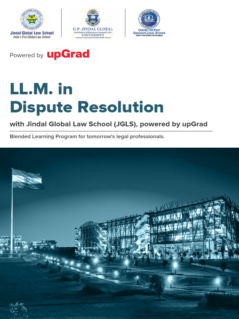 Brochure - LLM in Dispute Resolution (4) (1) | PDF | Mediation ...