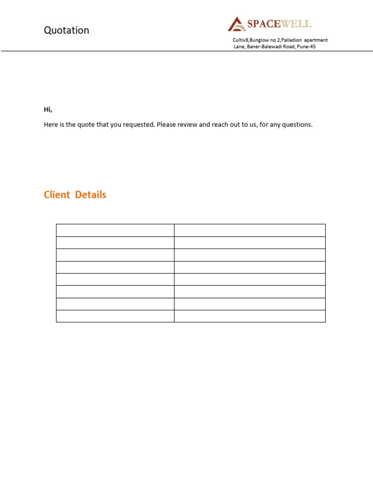 Quotation - CID463 - Surendra Patil - Ver1 | PDF | Door | Lamination