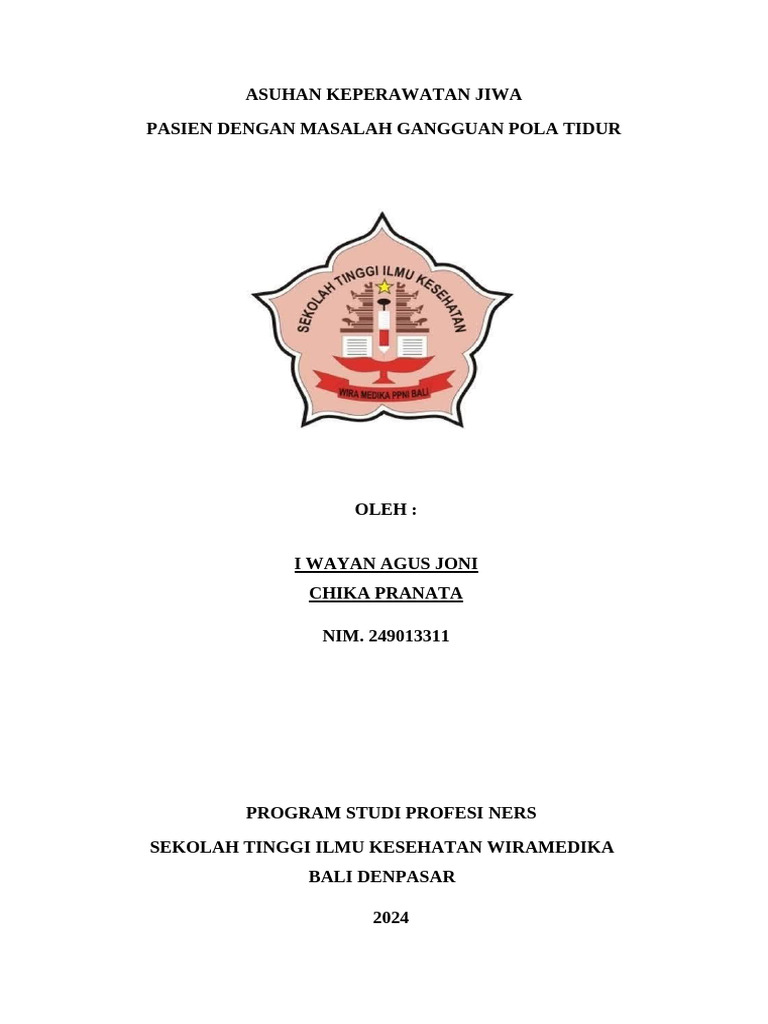 ASKEP JIWA_I WAYAN AGUS JONI C.P | PDF