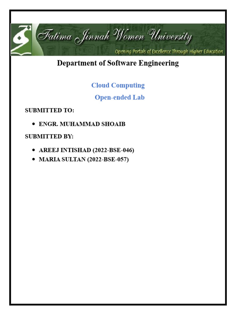 CC Open Ended Lab | PDF