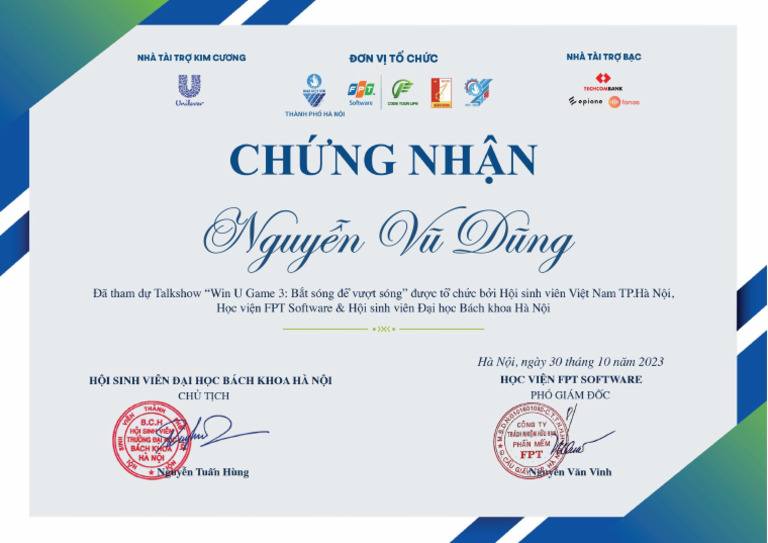 Nguyễn Vũ Dũng: Code: WUG590 | PDF