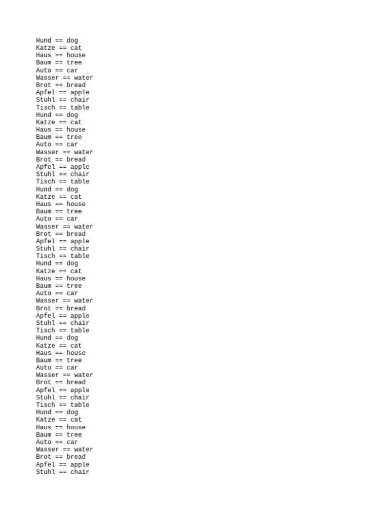 German English Flashcards Complete flashcard set | PDF