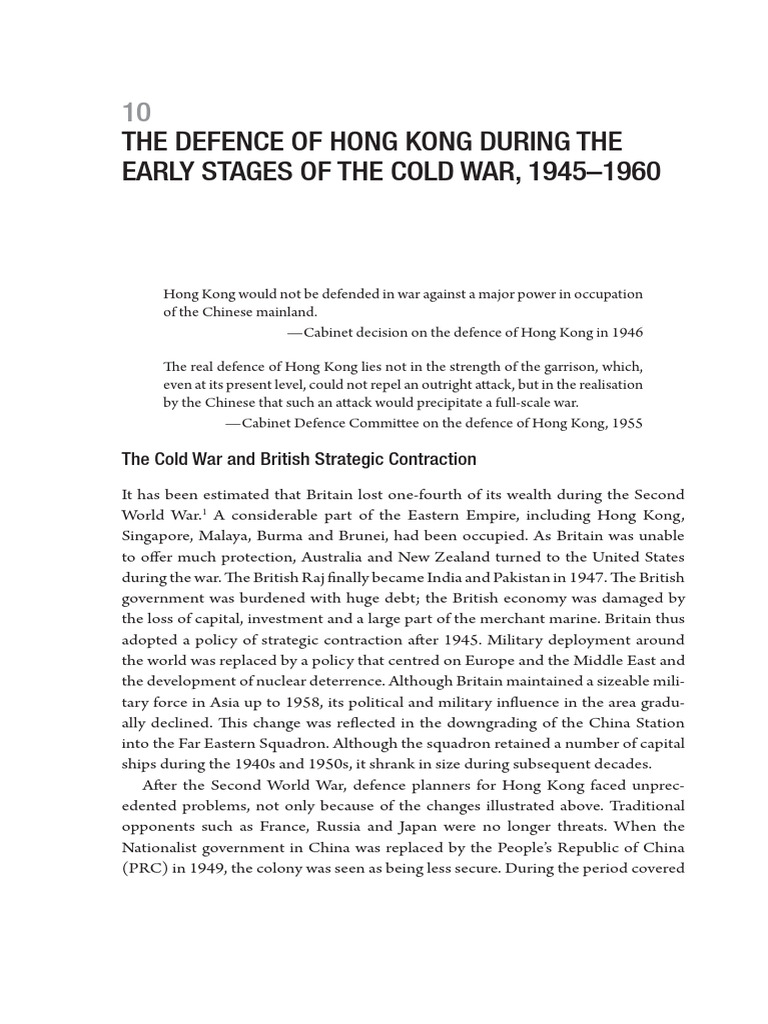 CMK - Eastern Fortress A Military History of Hong Kong 1... - (10 The ...