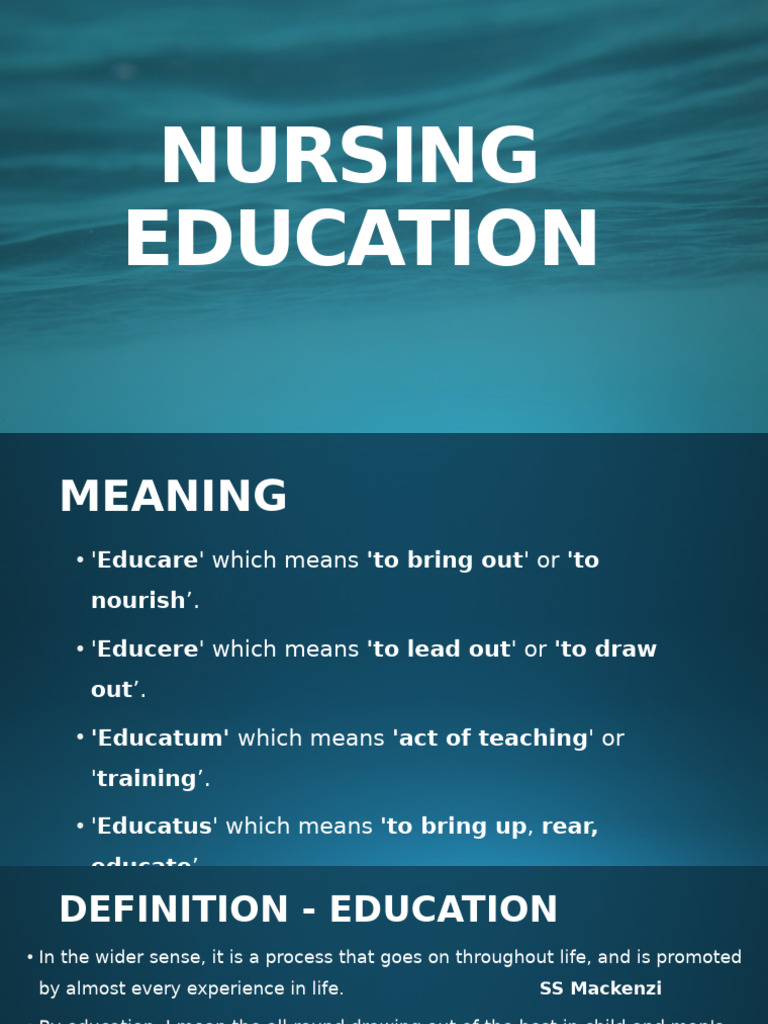 Nursing Education | PDF