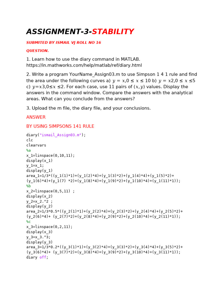 016 IsmailVJ Assign03 | PDF