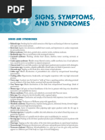 Common Signs and Symptoms of Diseases (Pathognomonic Sign) | PDF ...