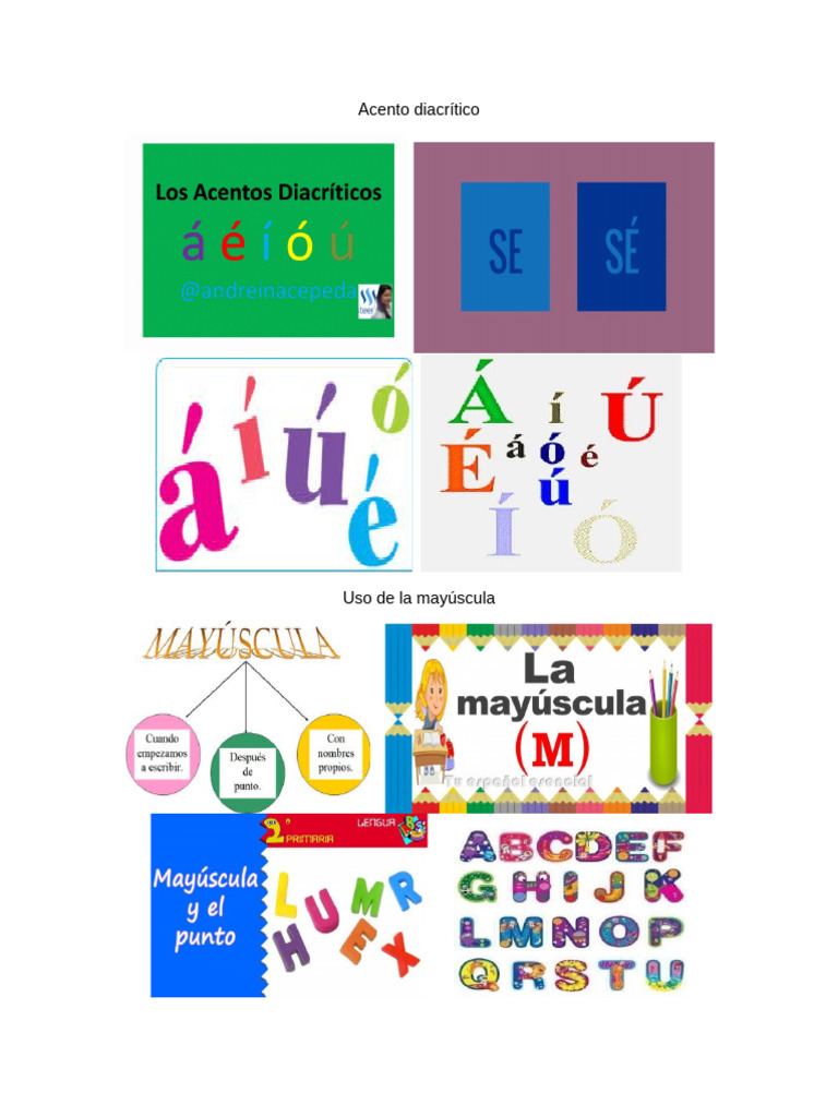 Acento Diacrítico | PDF