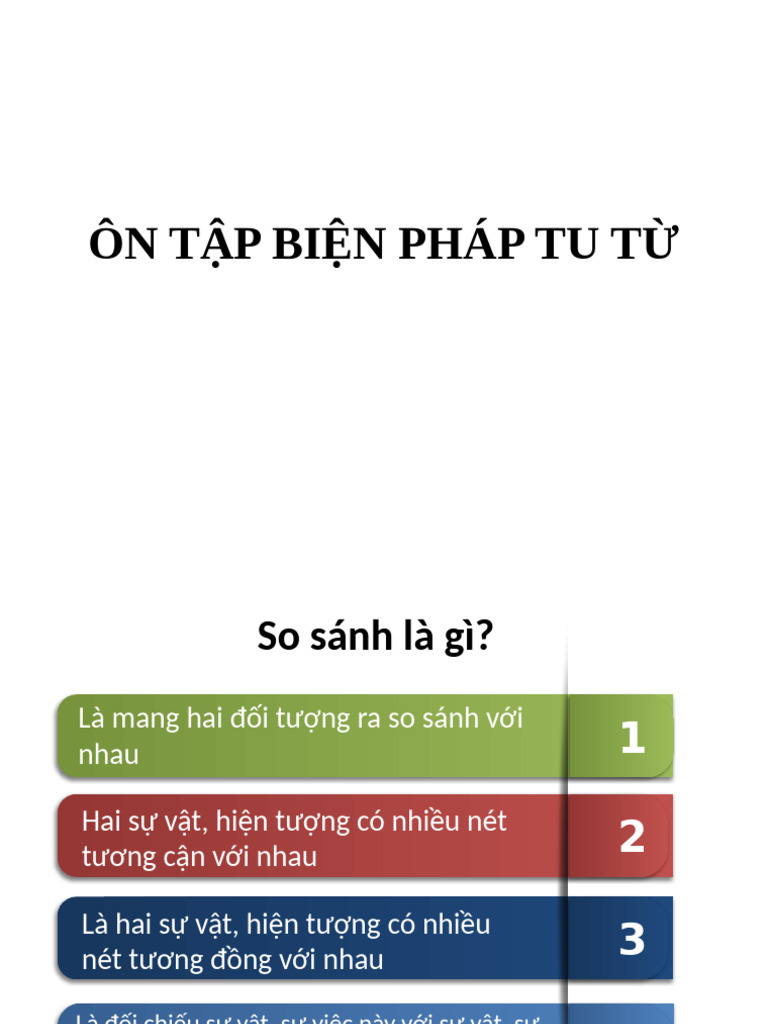ÔN TẬP BIỆN PHÁP TU TỪ-BT TRẮC NGHIỆM | PDF