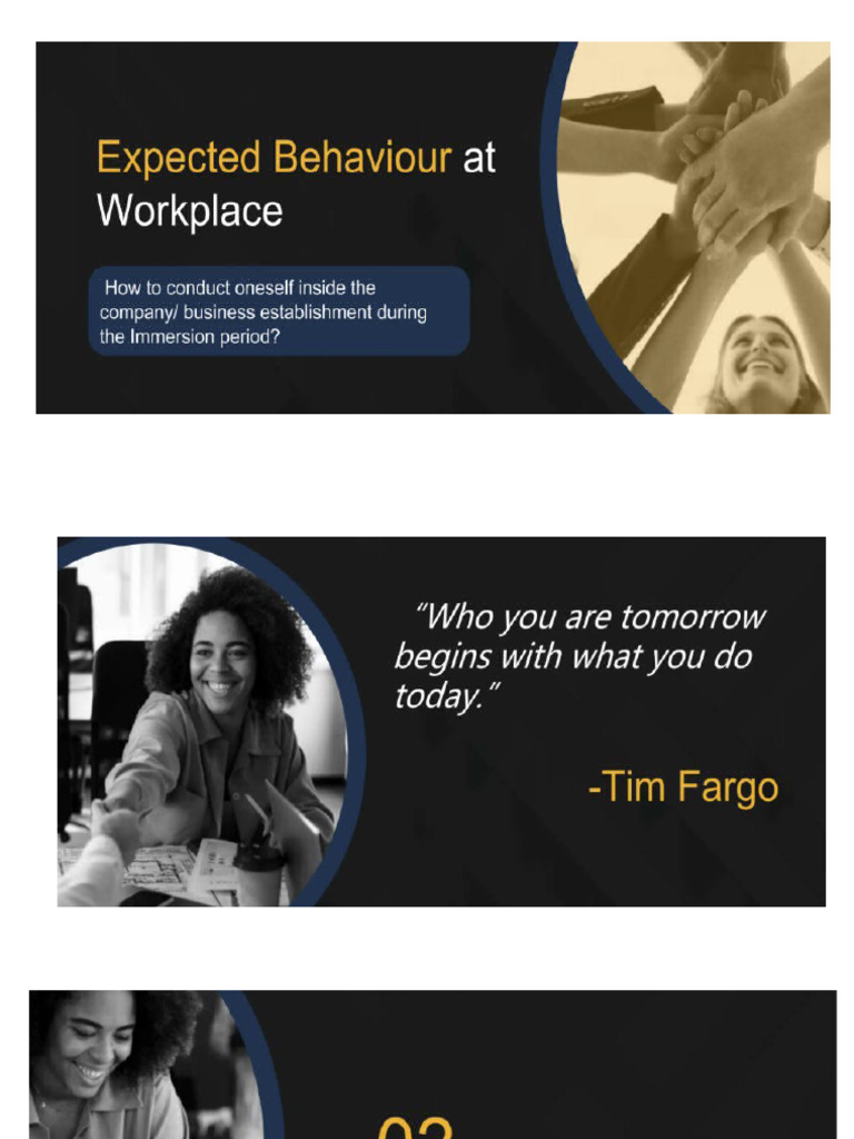Work Immersion Safety in The Workplace | PDF
