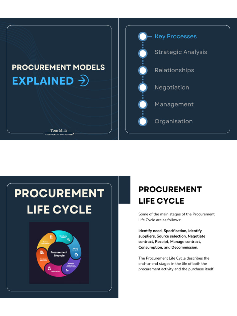 Procurement Life Cycle and Strategies | PDF | Strategic Management ...