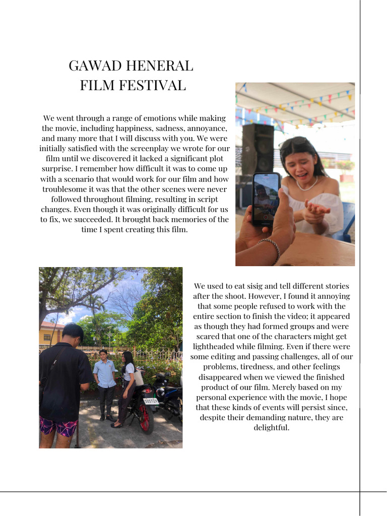 Gawad Heneral Film Festival | PDF