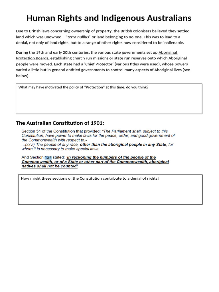 Indigenous Rights in Australia | PDF | Indigenous Australians | Australia