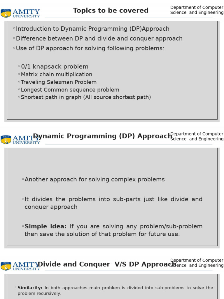 Module III - FULL | PDF | Dynamic Programming | Matrix (Mathematics)
