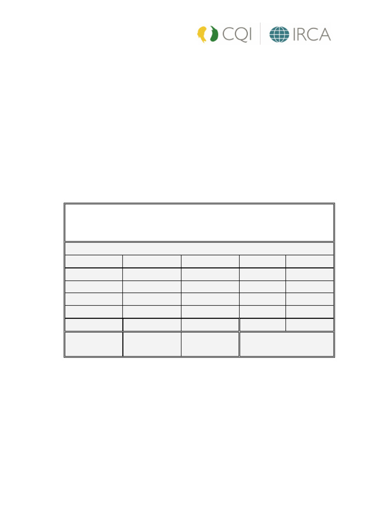 Printing - QMS LATC IRCA Specimen Exam Paper - Jan2019 | PDF | Iso 9000 ...