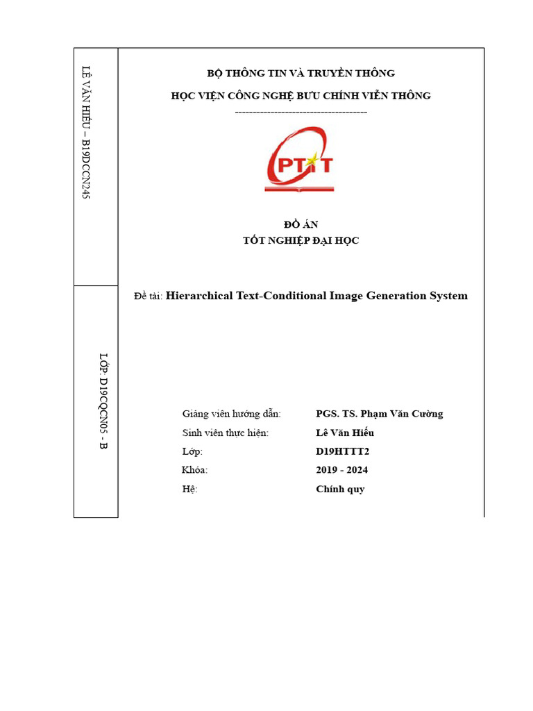 Do An Le Van Hieu D19 HTTT | PDF