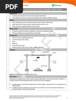 Practical 8 Tensile Strength | PDF | Plant Stem | Tissue (Biology)