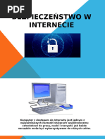 Zagrożenia W Internecie Prezentacja | PDF