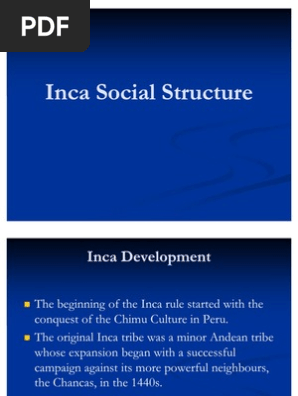 Inca Class Structure