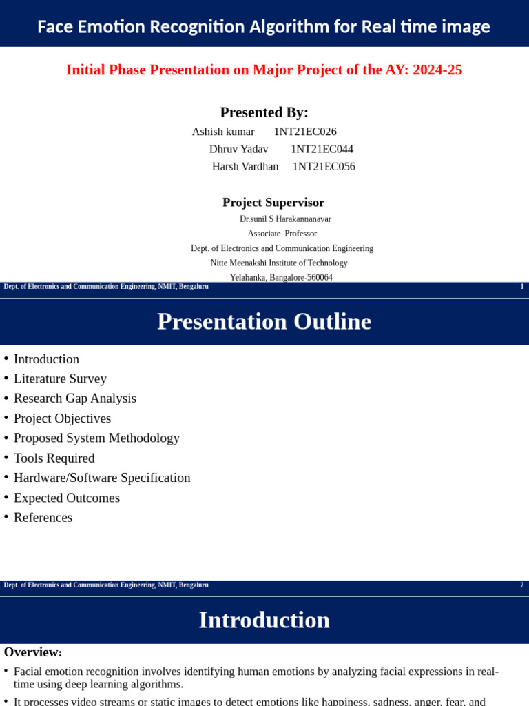 Real Time Face Emotion Recognition - Final | PDF | Deep Learning | Emotions