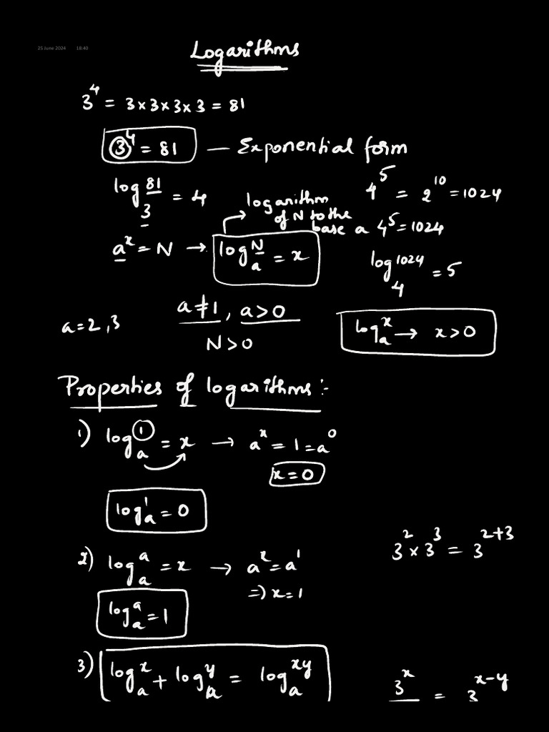 Logarithms | PDF