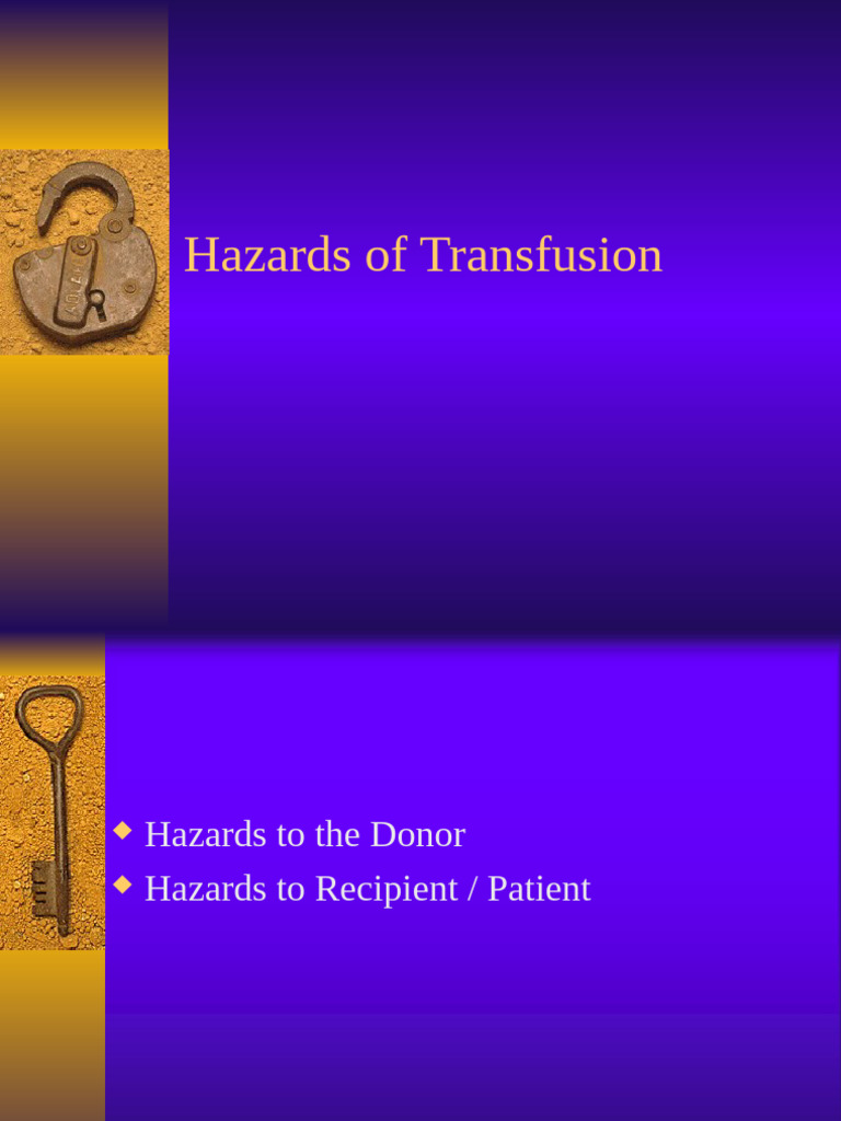 Lec # 14 Transfusion Reaction | PDF | Blood Transfusion | Allergy
