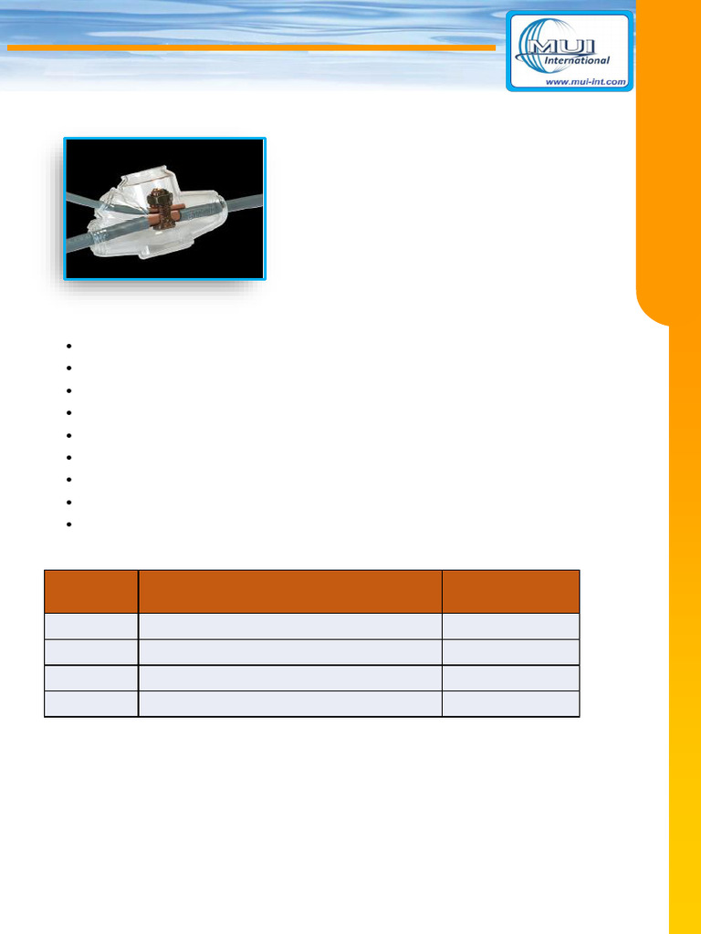 Y-Joint Cable Splicing Kit | PDF | Materials | Building Engineering