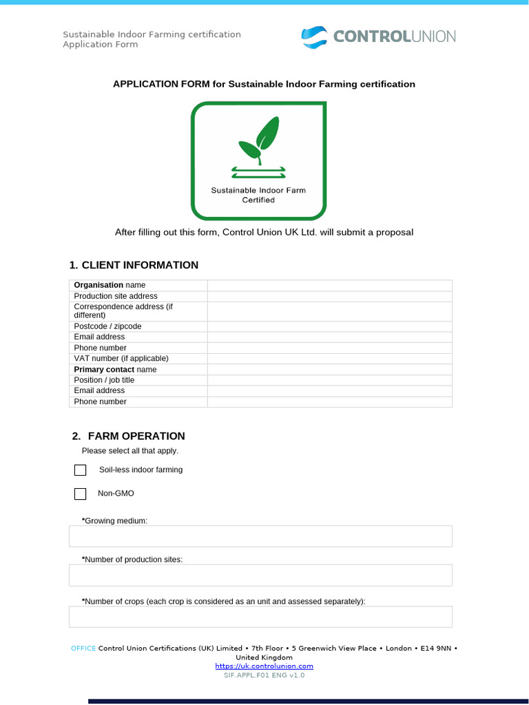 Application form SIF_2024 | PDF