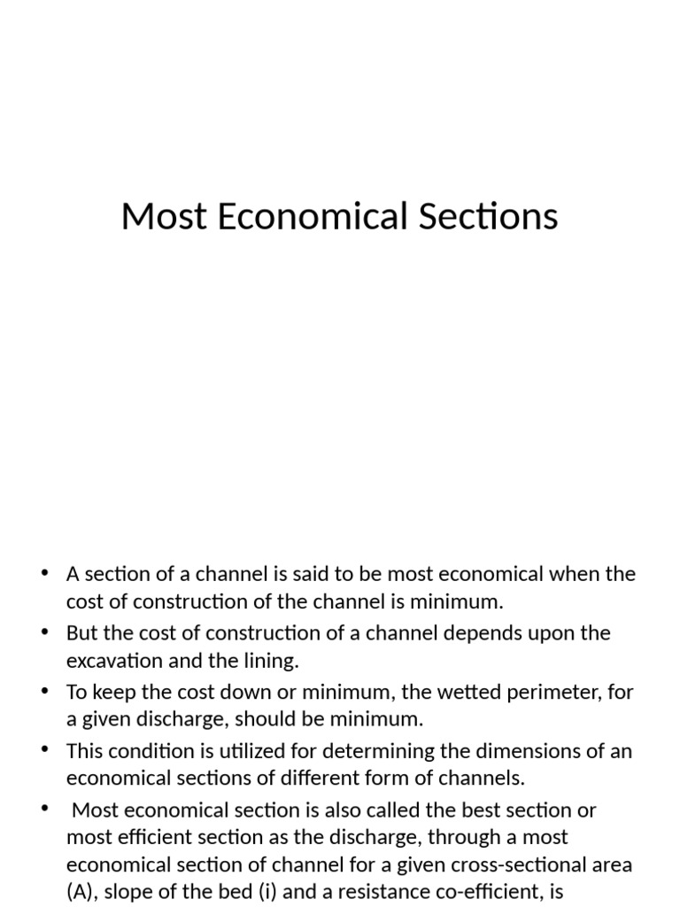 Most Economical Sections | PDF | Angle | Area