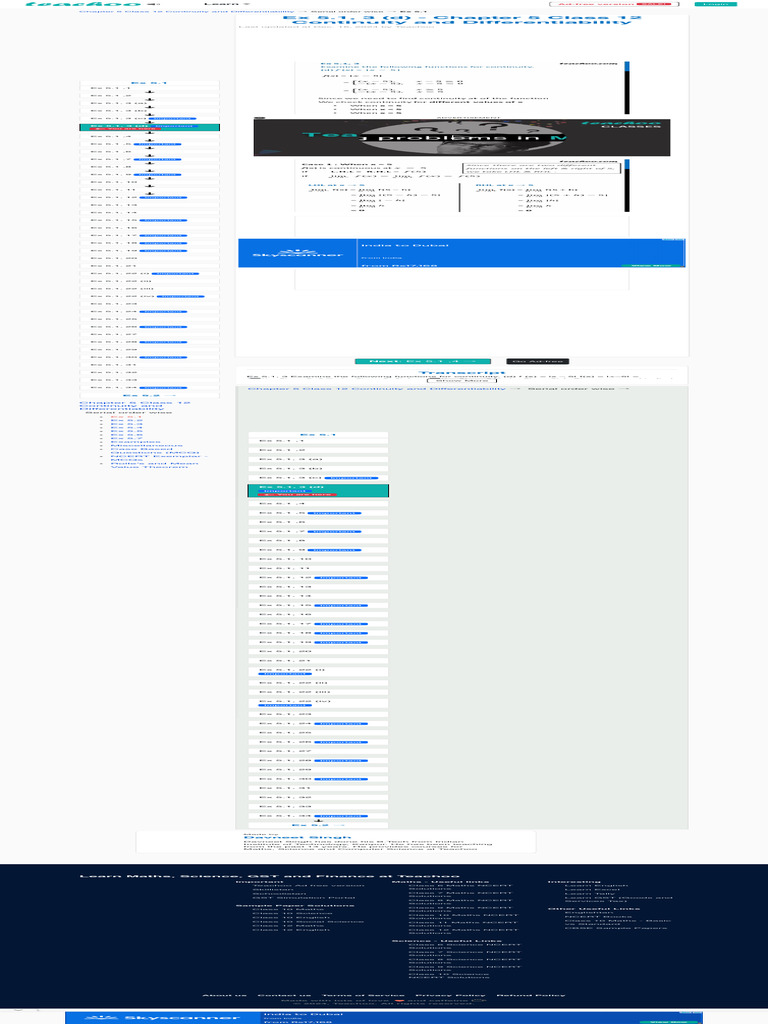 Ex 5.1, 3 (D) - Check Continuity of F (X) X - 5 (Modulus Function) | PDF