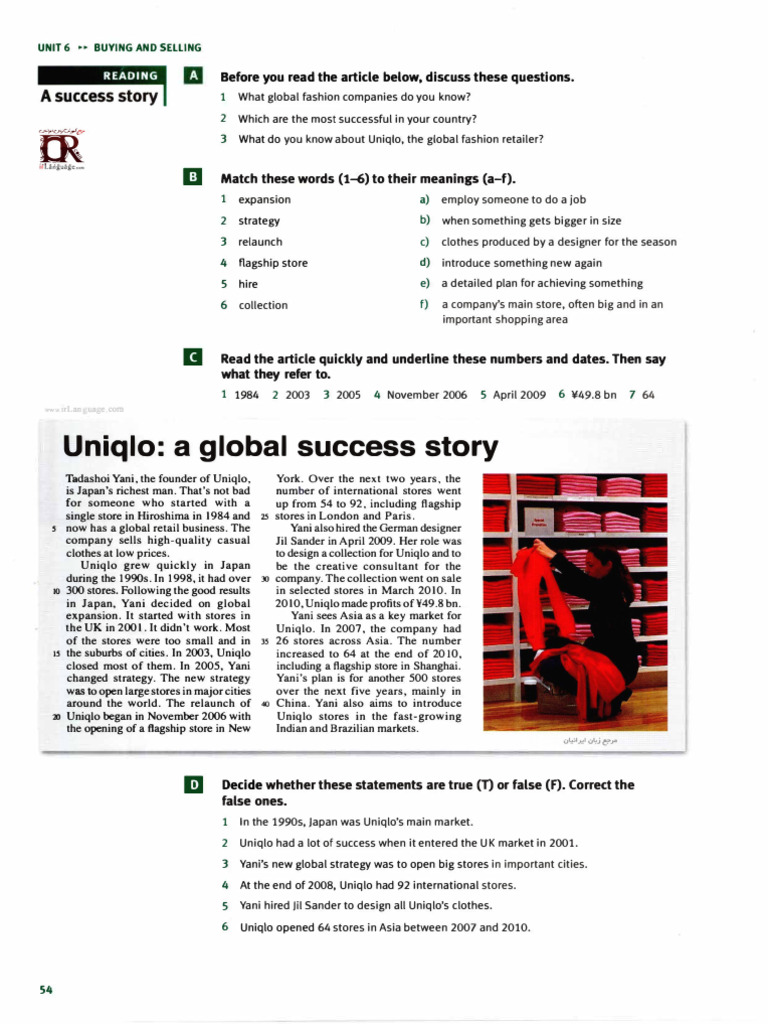 1 Market Leader Elementary SB | PDF | Retail Companies | Retailers