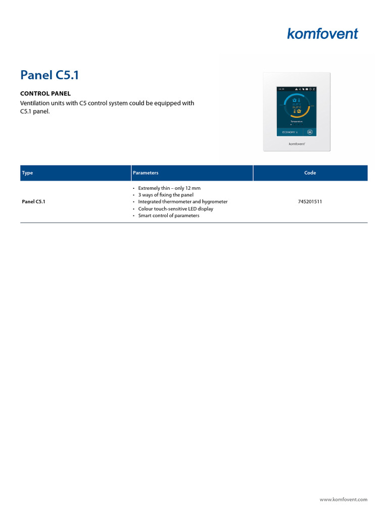 C5 1 Data Sheet EN | PDF