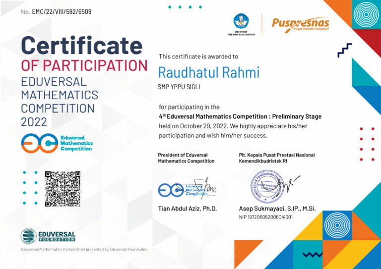 EMC 2022 Certificate | PDF