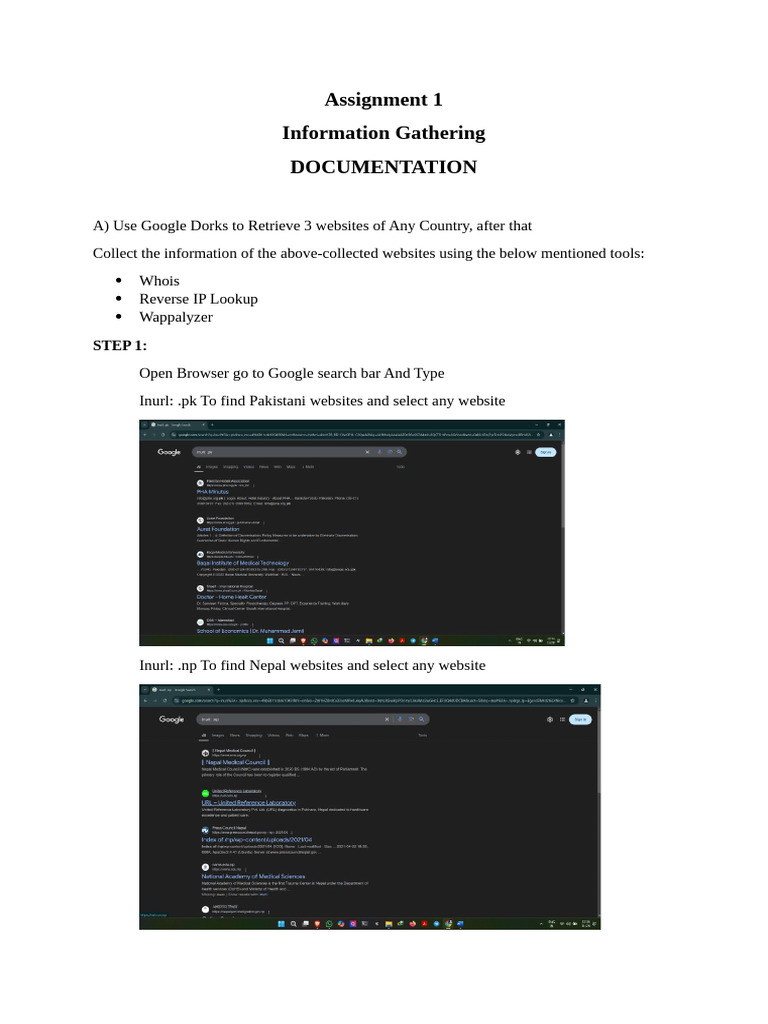 Assignment 1 | PDF | Networking | Internet & Web