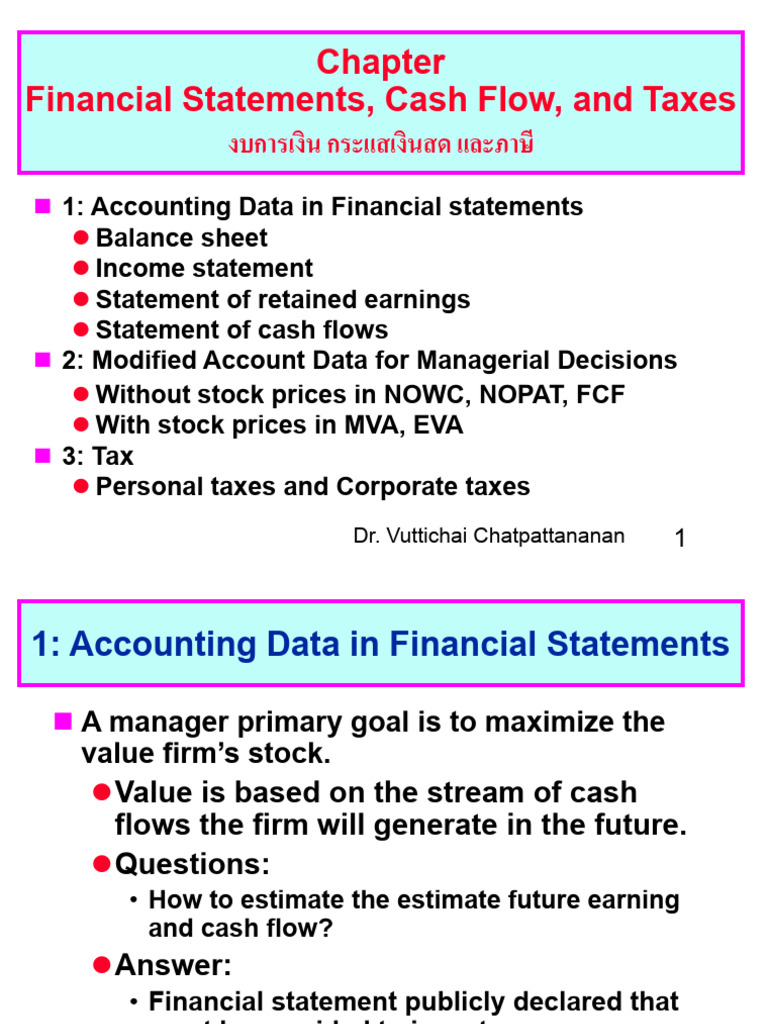 Financial Statements | PDF